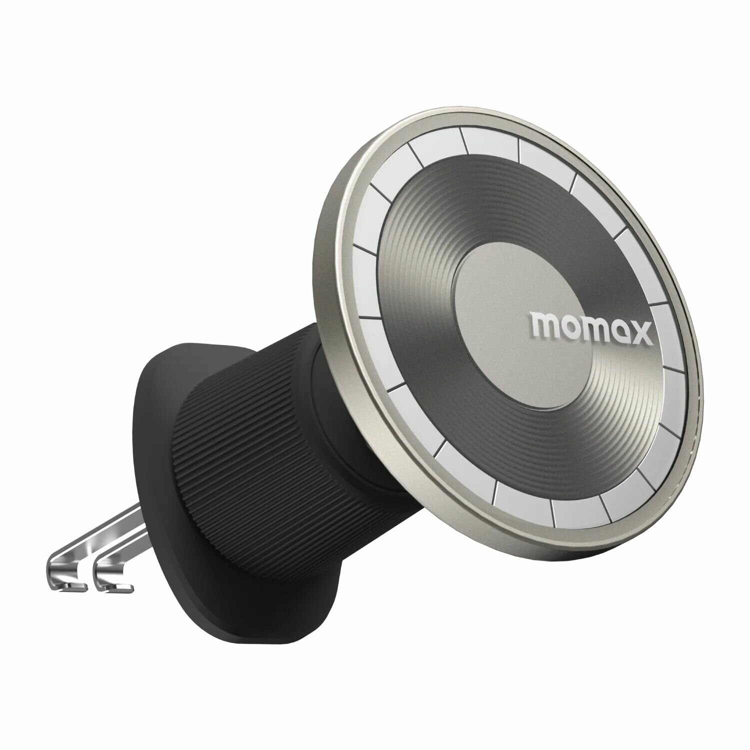 Магнитный автомобильный держатель Momax CM22 MoVe Easy Magnetic Car Mount - титан