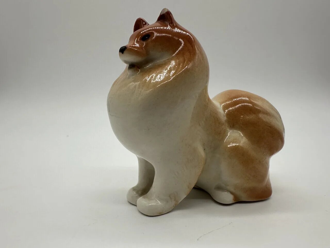 Статуэтка Лфз Собачка фарфор ссср 1970 годы винтаж