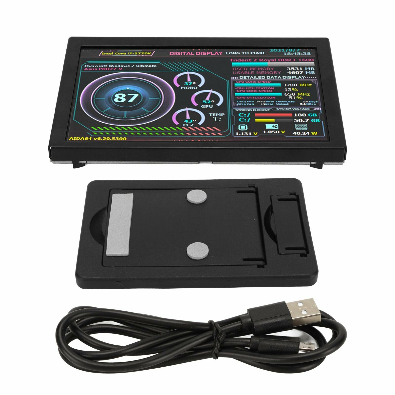 5-дюймовый IPS USB мини-экран