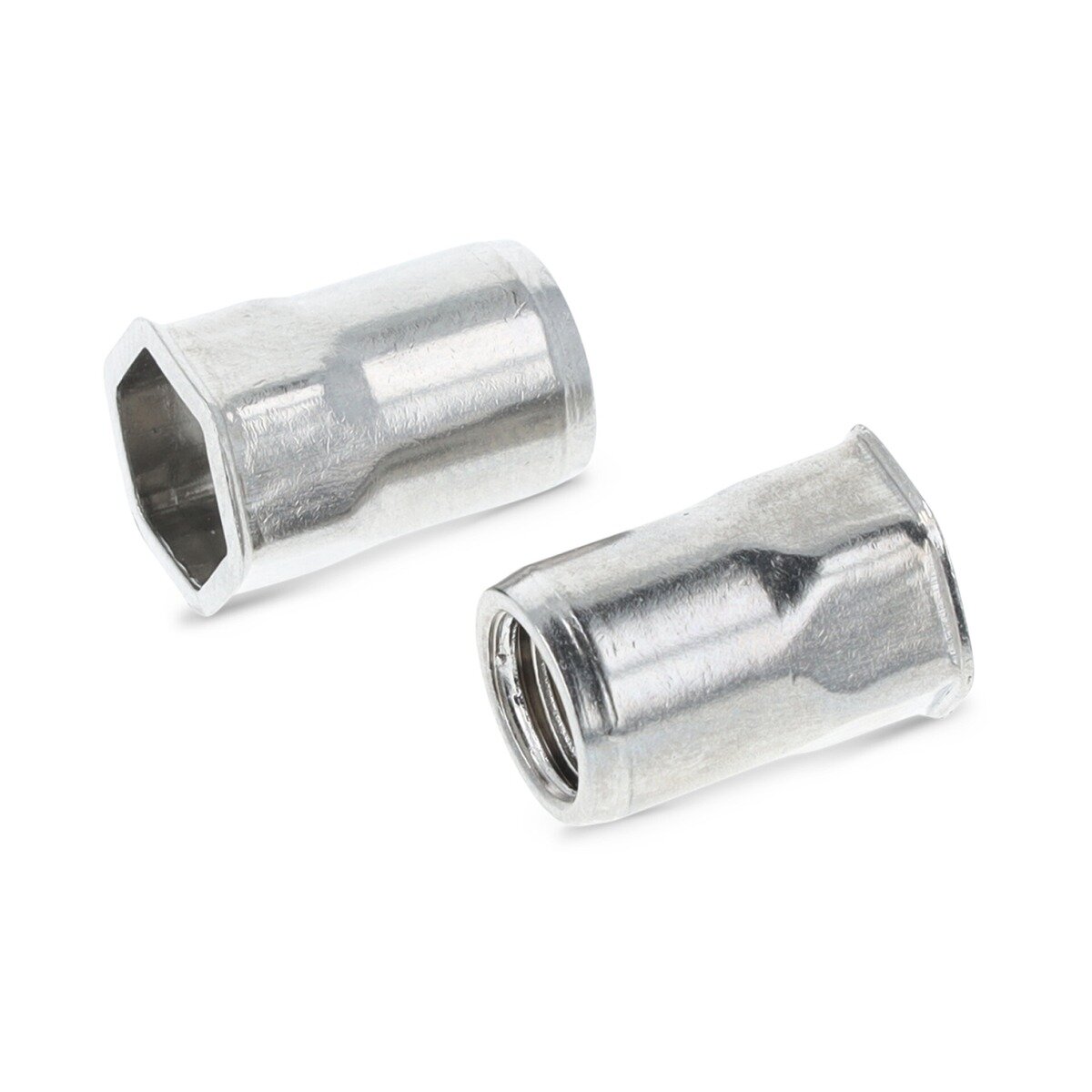 Заклепка резьбовая, ART 1027 М6х16 мм, А2, нержавеющая шестигранная, уменьшенный потайной борт, упаковка 10 шт