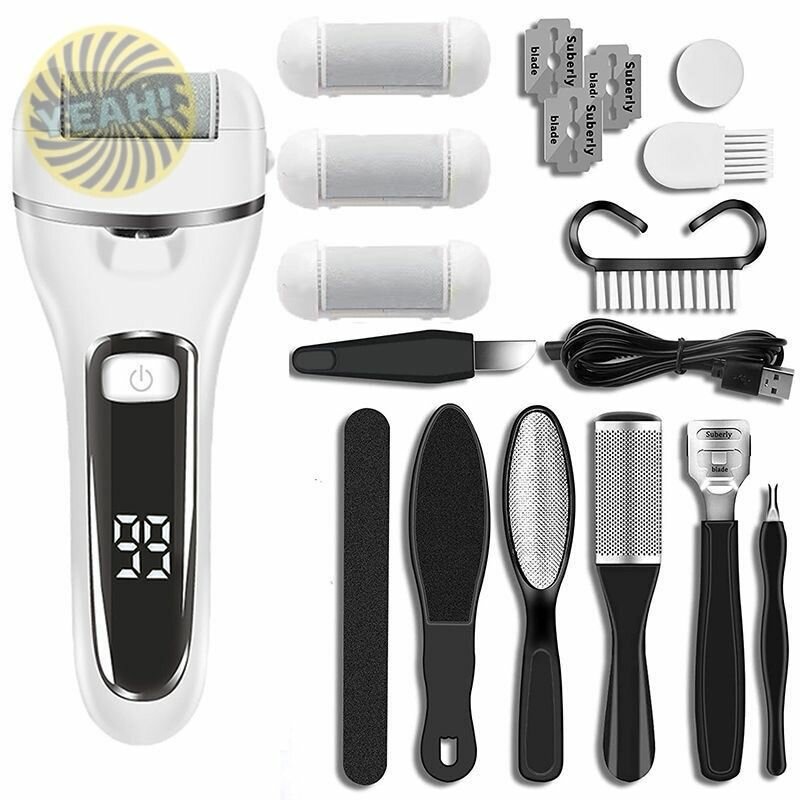 Электрическая ножная шлифовальная машина, HD46, для удаления огрубевшей кожи, , Аппарат для педикюра