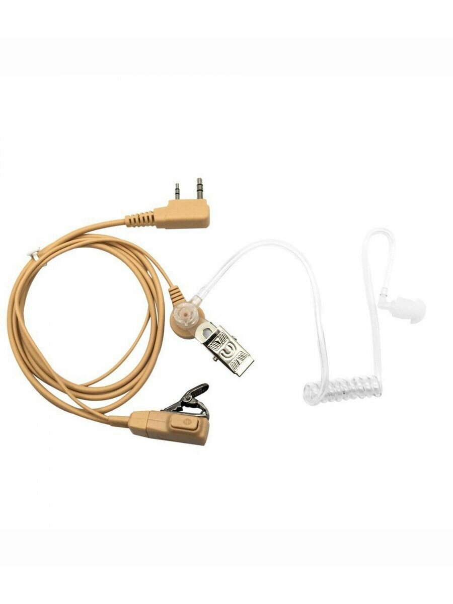 Гарнитура ГСН-900 скрытого ношения для радиостанции Терек, наушник и микрофон для рации