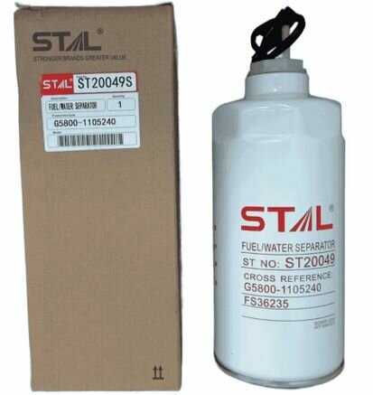 Фильтр топливный STAL FS36235, с датчиком, для Foton, SHACMAN, HOWO, YUCHAI