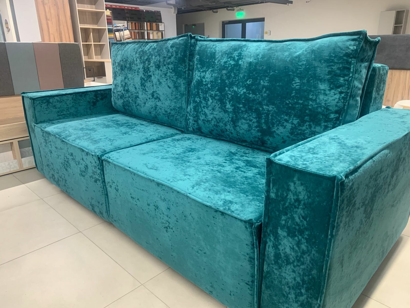 Прямой диван Белла, длина 230 см, тик-так, для ежедневного сна