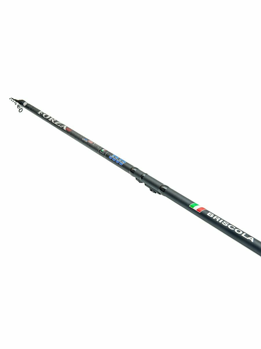 Удилище телескопическое с кольцами Briscola Forza Bolo, 4 м, 4 колен