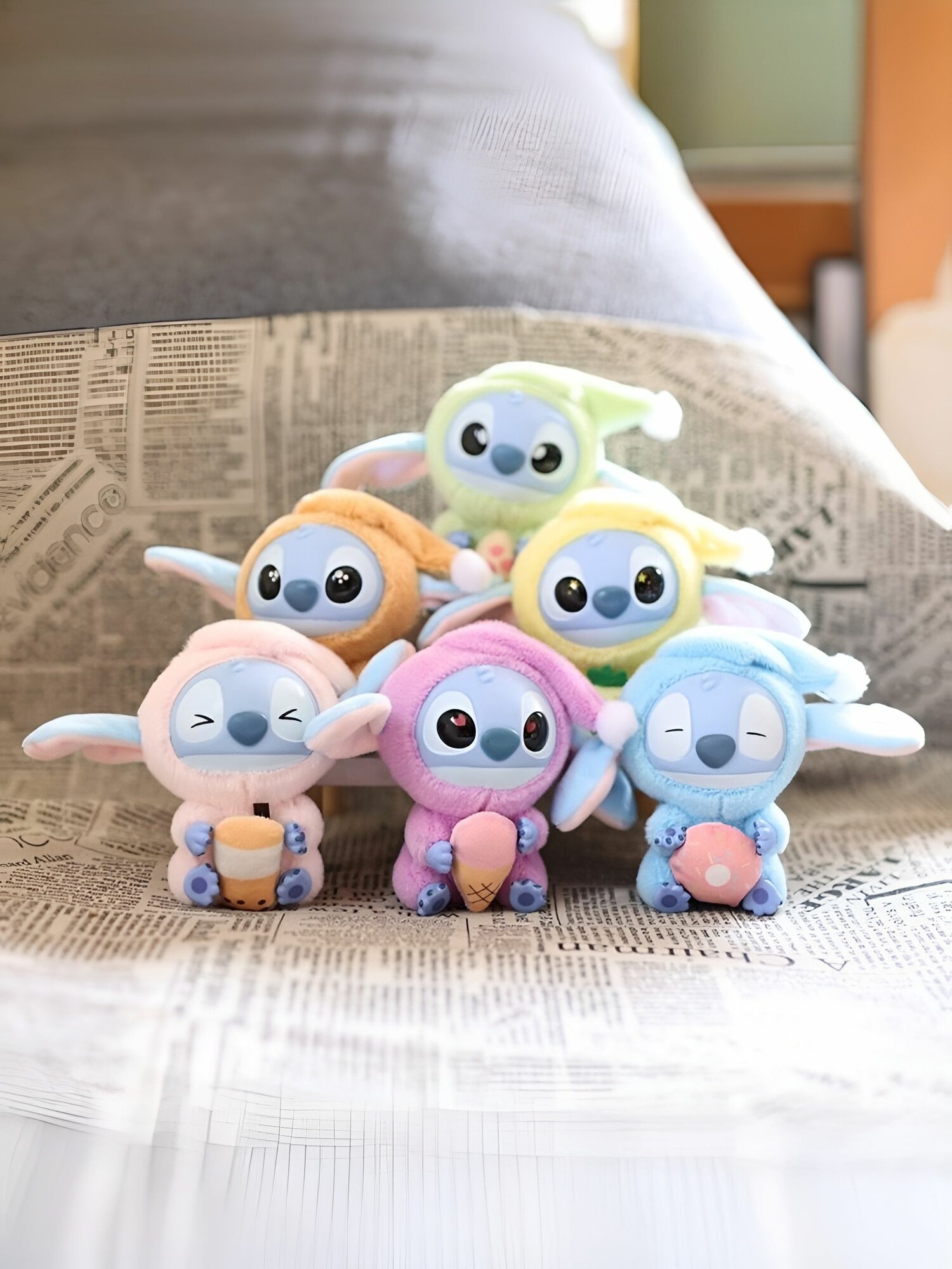 Мягкая игрушка-сюрприз, 1 коллекционная игрушка Стич, фигурка брелок/ Stitch