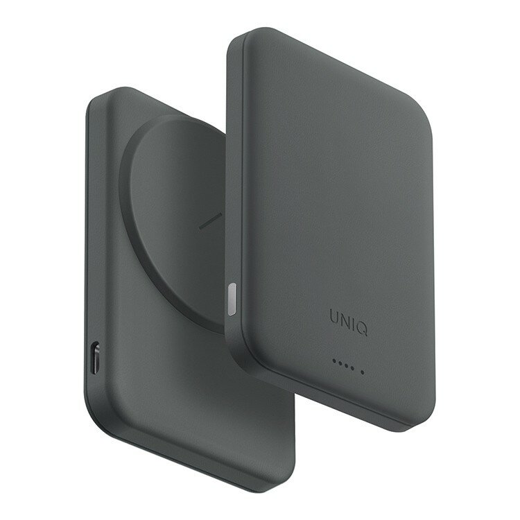 Uniq внешний аккумулятор Lyden Lexa 5000W Magnetic wireless 15W USB-C PD 20W Lichen Green