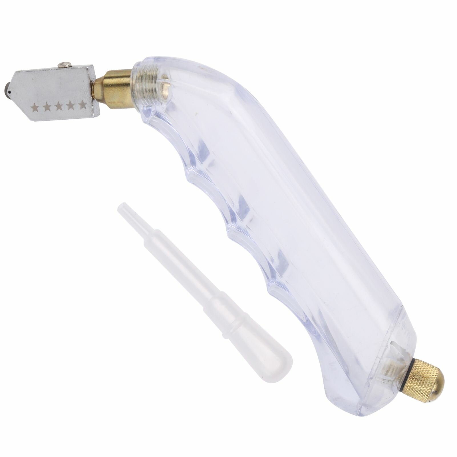 Ручной стеклорез с пистолетной рукояткой и масляным роликом из вольфрамовой стали для точной резки