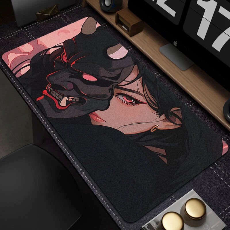 Резиновый коврик для мыши mussels Oni Devil Mask 300x700x2mm, SD 124589 (7)