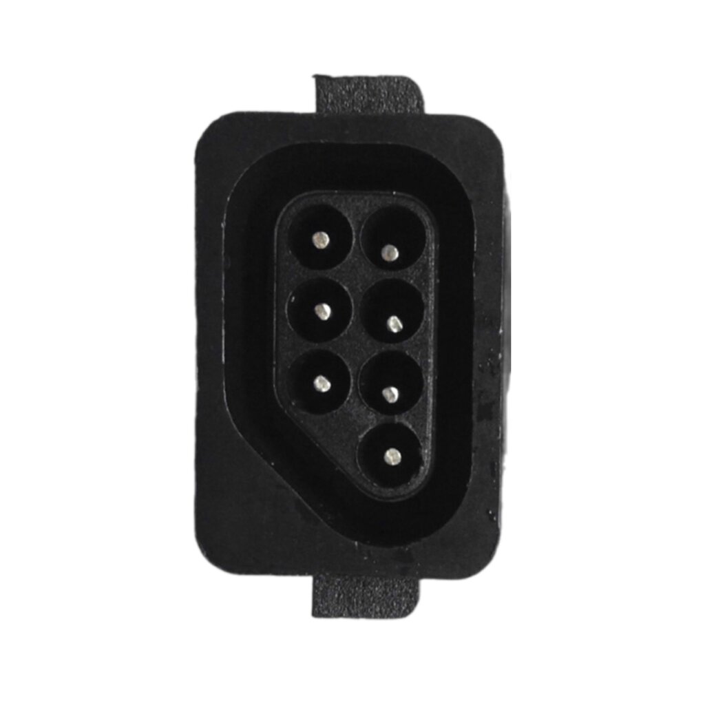 Разъем 90 градусов, женский, 7-контактный