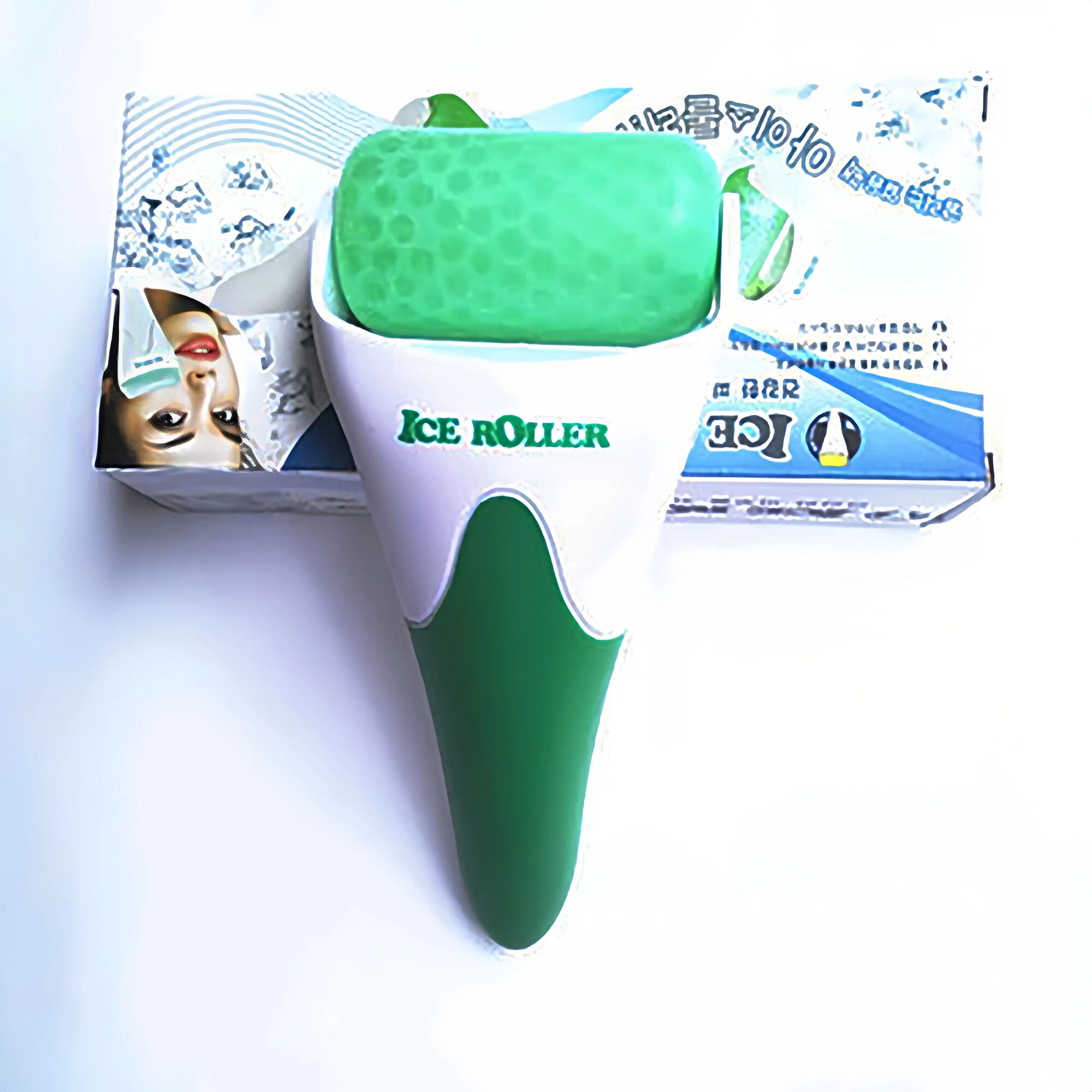 Массаж лица, физическое охлаждение, холодный компресс, ледяной валик для головы, аппликатор для льда