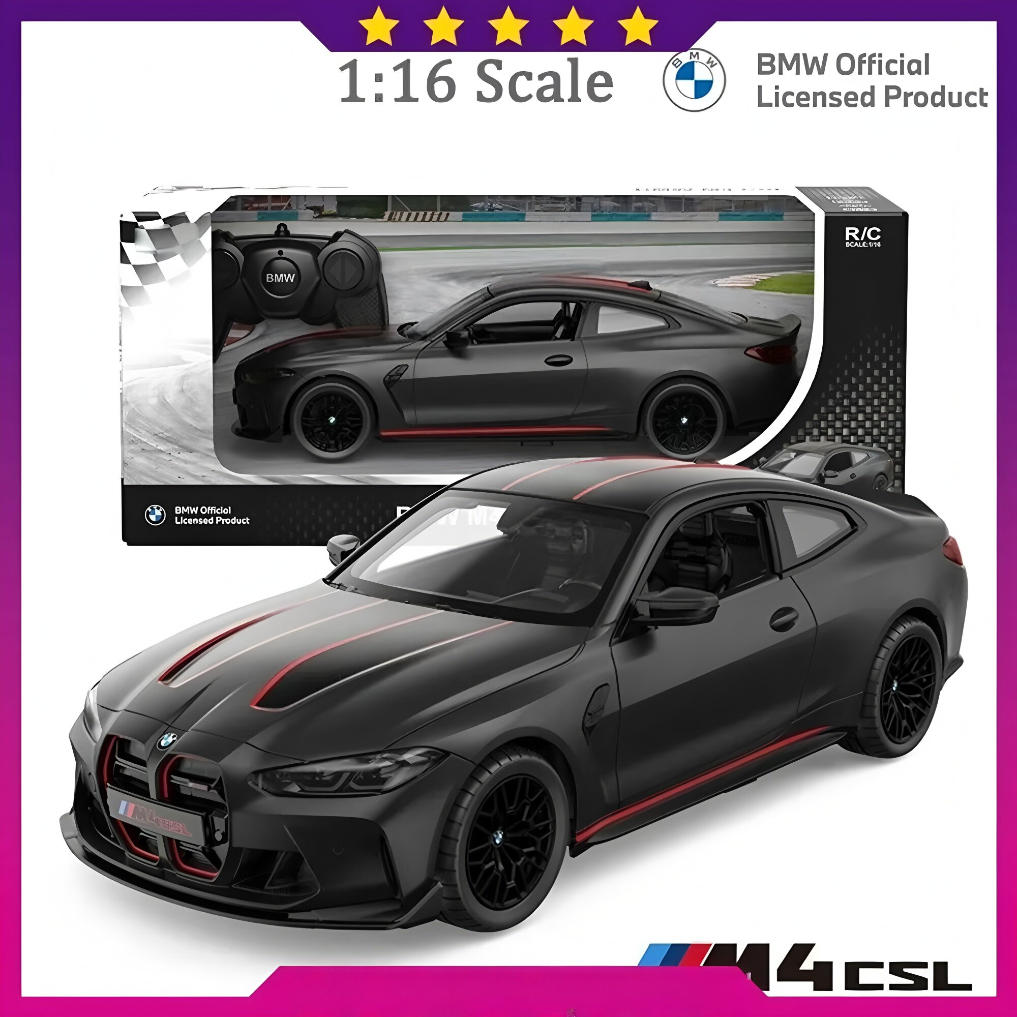 RASTAR BMW M4 CSL 1:16 Автомобиль С Дистанционным Управлением Модели Автомобилей