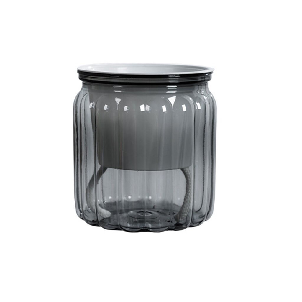 Креативный самопоглощающий ленивый гидропонный цветочный горшок-прозрачный серый