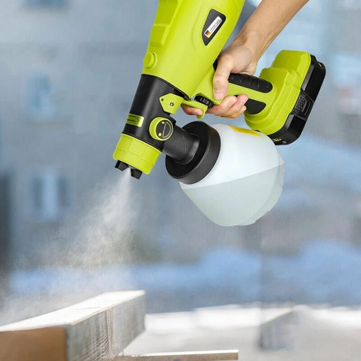 Аккумуляторный пистолет-распылитель LUB-SG05, подходит для Ryobi 18V One+L-Ion NIND NiMH