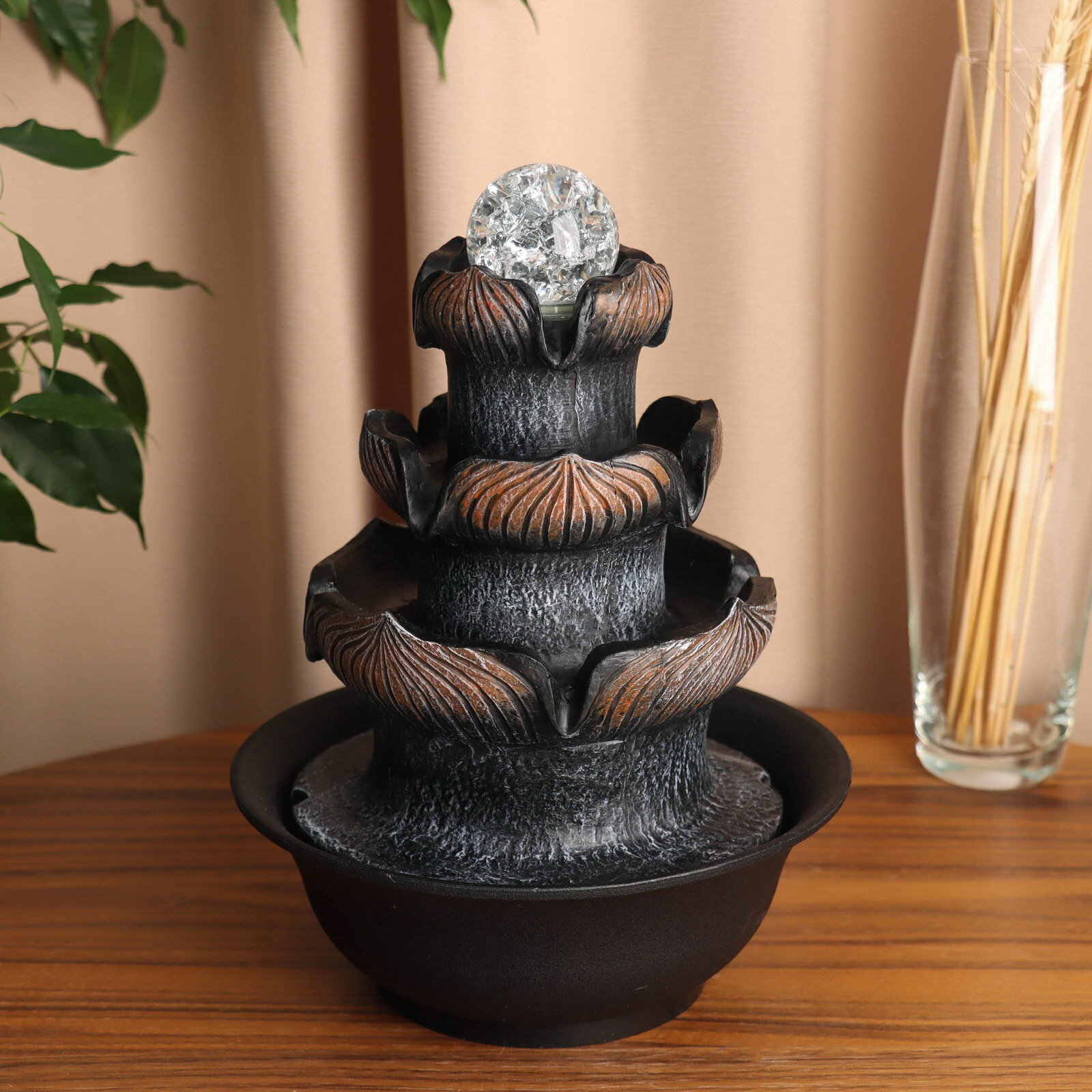 Фонтан настольный "Бартрам", 29x20 см, с подсветкой, тематика: классика