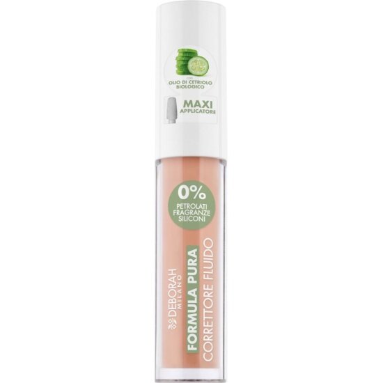 Жидкий консилер Deborah Milano FORMULA PURA FLUID CONCEALER, тон 01 Белоснежный