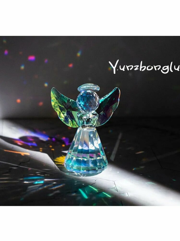 Yunzhonglu Статуя ангела, кристалл призма для фото, ловец солнца