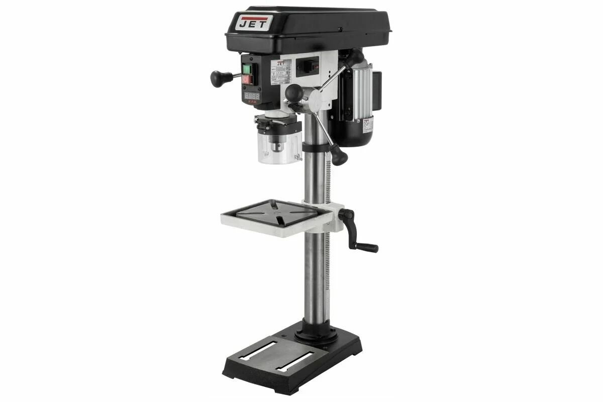 Станок сверлильный JET JWDP-10, для дерева, плавная регулировка скорости, 550 Вт