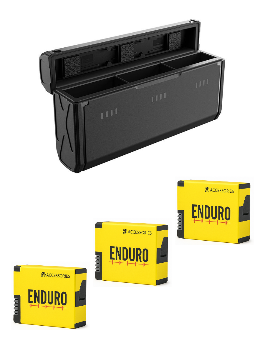 Комплект тройное ЗУ Telesin + 3 АКБ Action5 для GoPro 13, AEBAT-BCG-11\3