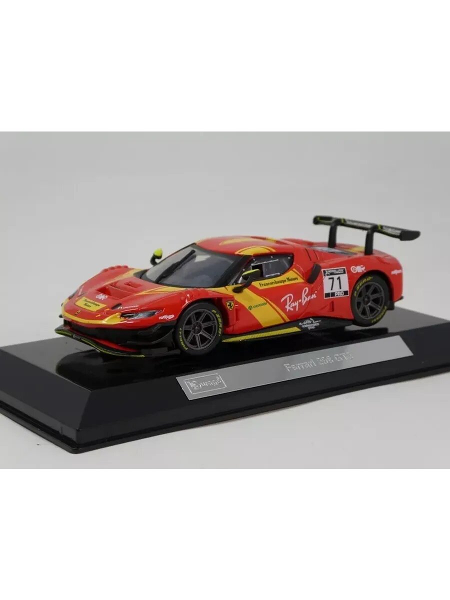 Машинка 1:43 Ferrari racing 296 GT3 2023