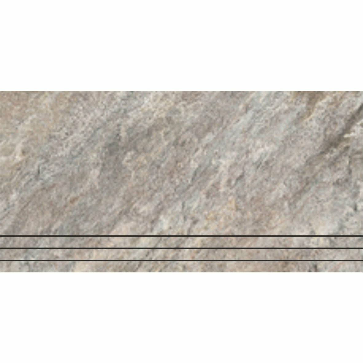 Ступень Keramin (Керамин) Кварцит светло-бежевый 29,5х60 см, КВА3П29.5/60/6 (6 шт)