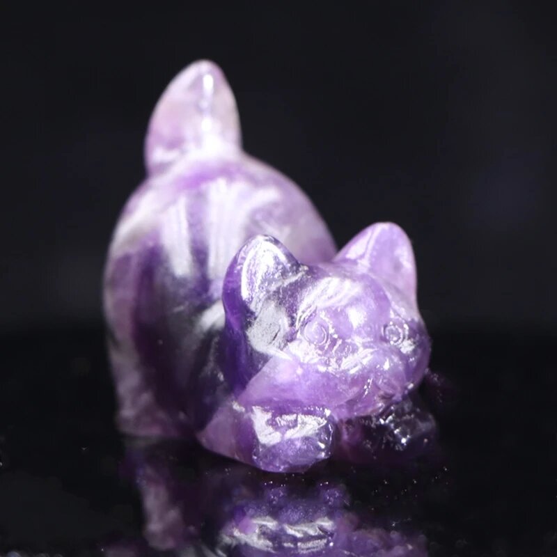 Натуральный камень панда для дома Фиолетовый, Dream amethyst
