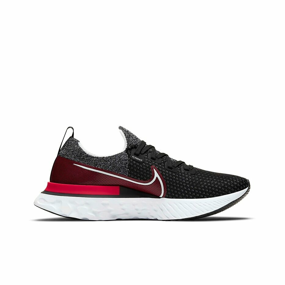 Кроссовки NIKE React Infinity Run Flyknit 1, размер EU 47 стопа (30.5CM), черный — фото 1