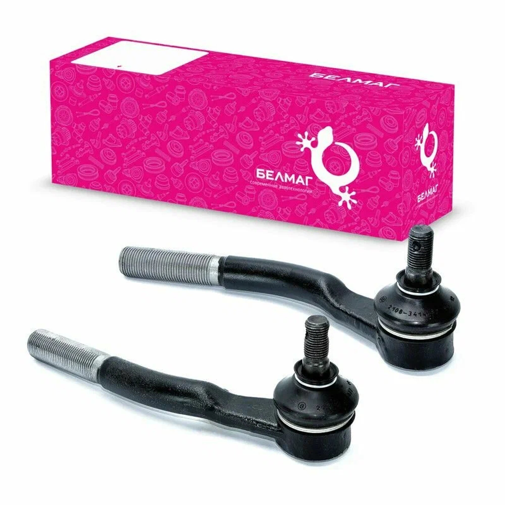 Наконечник рулевой наружный "Оригинал" в сборе (комплект 2 шт) BELMAG BM0460 для ВАЗ 2108-21099, 2113-2115