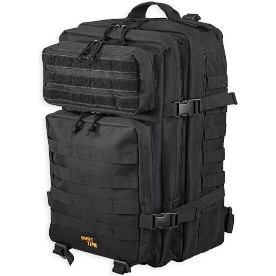 Рюкзак тактический Shottime Basic 25л, полиэстер 900D, MOLLE, 45х31х15 см, черный, 1270г
