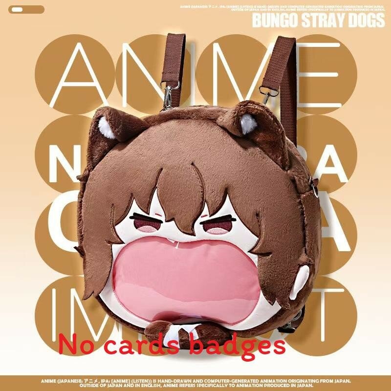 Гумка гейминг impact plush anime рюкзак с принтом для повседневных прогулок styll