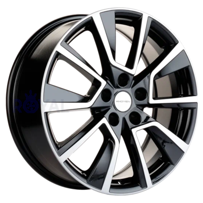 Литой колесный диск Khomen Wheels KHW1802 (Chery Tiggo) 7x18/5x108 ET40 D60,1 Black-FP