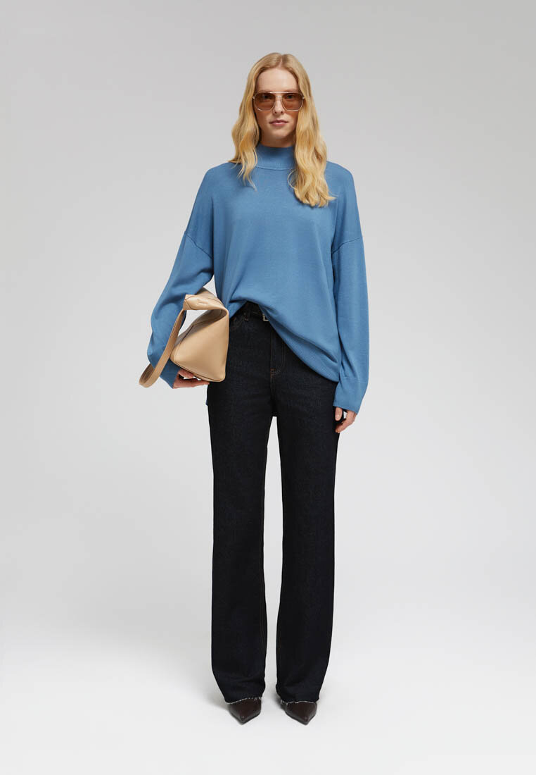 Джемпер трикотажный с длинным рукавом