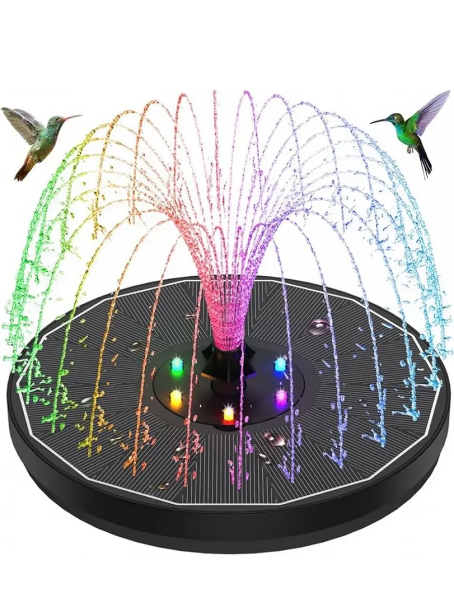 Солнечный фонтан для сада 18 см