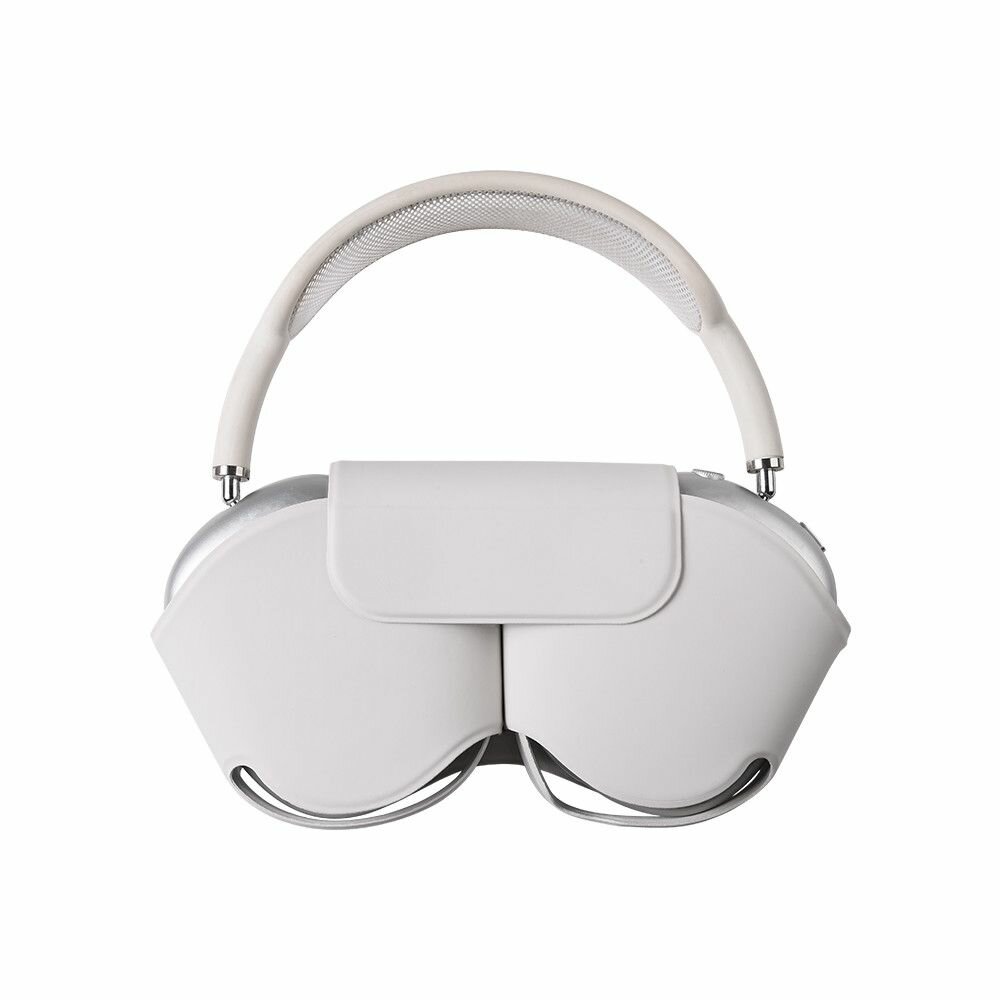 Подходит для Airpods Max Protector Case для Smart наушников защиты для Apple AirPods Max Ceather Protect, белый
