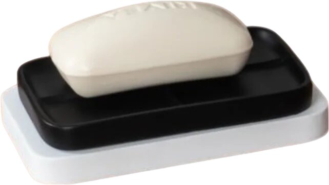 Мыльница Ridder Amara 2244320 настольная, черная