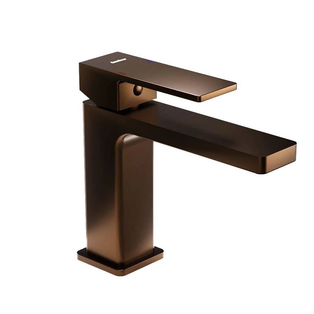 Смеситель для раковины Damixa Gala 530210500 бронзовый, матовый, кран для ванной в раковину, из латуни, рычажный, с керамическим картриджем