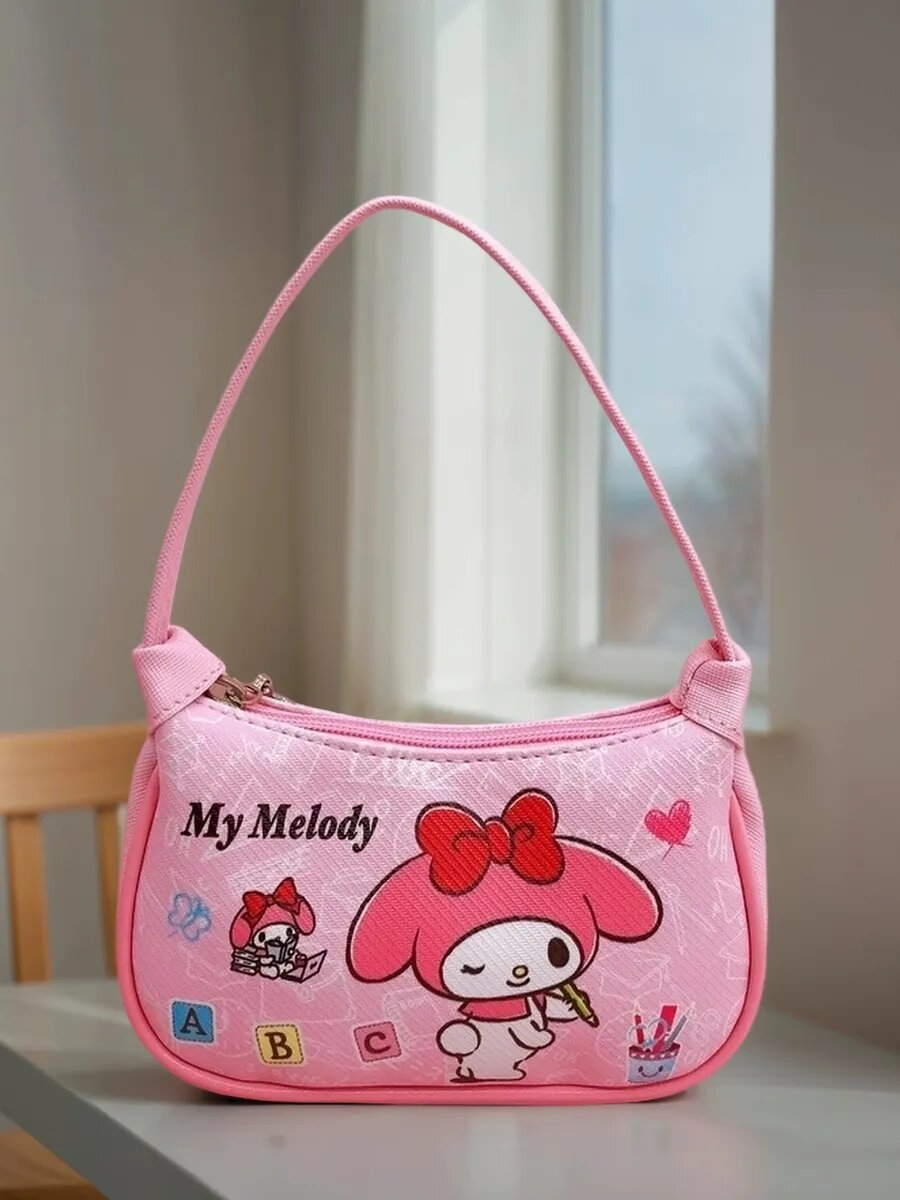 Сумка багет для девочек через плечо