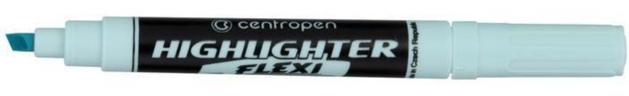 Маркер текстовый CENTROPEN FLEXI SOFT 15 мм, синий, скошенный 1 шт