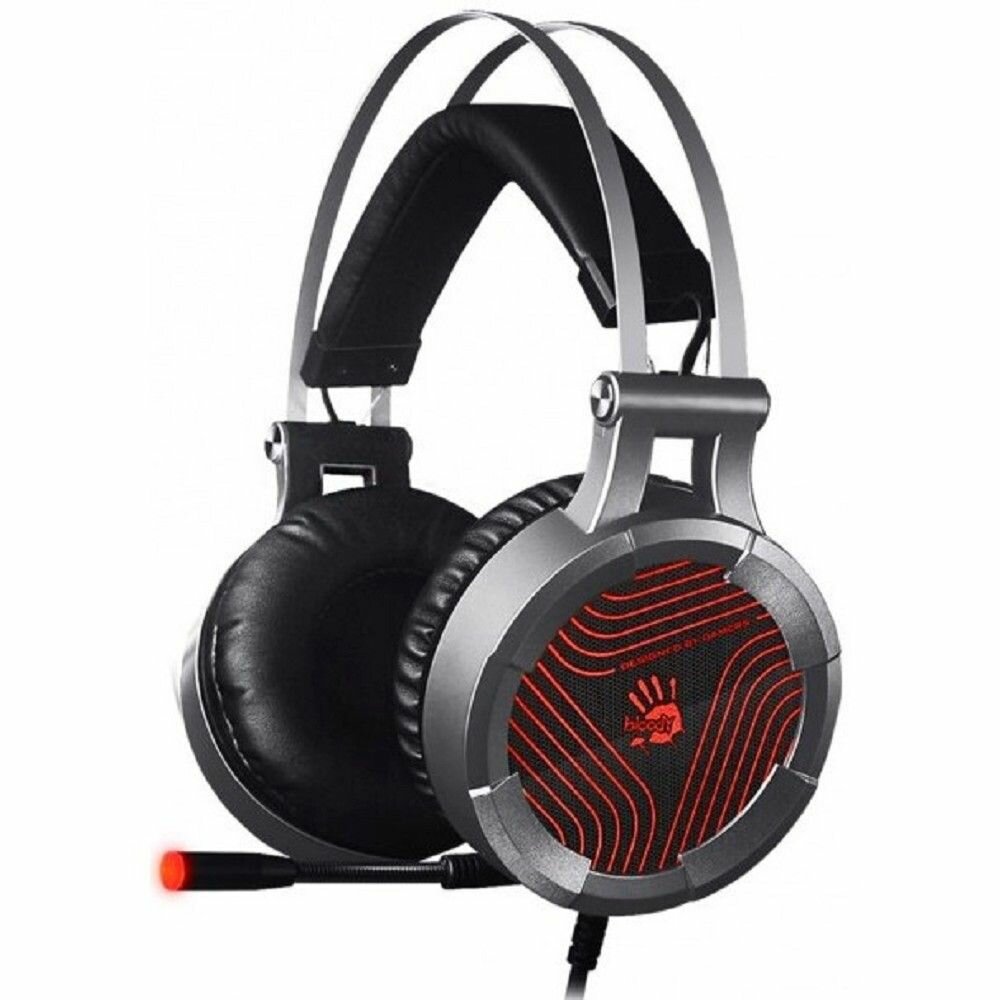 A4Tech Наушники A4 G530 черный серый 1.8м мониторы оголовье