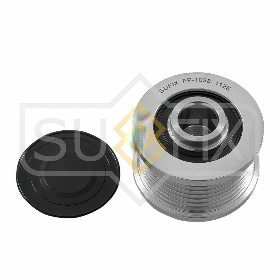 Муфта свободного хода генератора, для ВАЗ Лада Ларгус, Рено Логан 1-2, Дастер, Сандеро 1-2, Клио 2-3, Флюенс, Кангу 2, Лагуна 2, Меган 2-3, Ниссан Жук, Микра, Ноут, Кашкай, Тиида, Куб арт FP1038