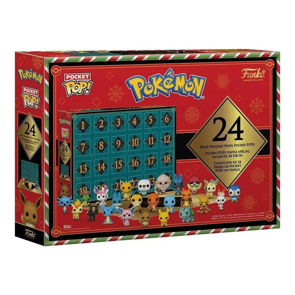 Подарочный набор игрушек Funko Pocket Pop! "Покемон" на 24 дня — фото 1