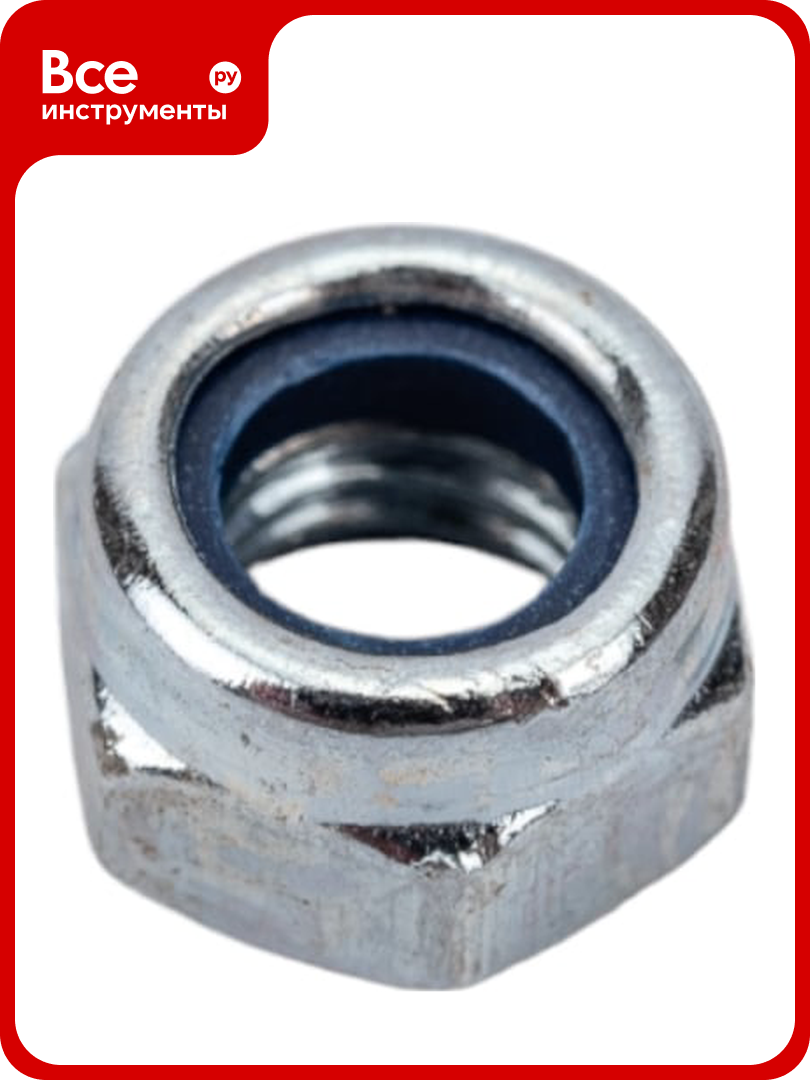 Гайка vipкрепеж ш\г самостоп. с нейл. кольцом DIN 985 М5 14 шт 11206 VIP