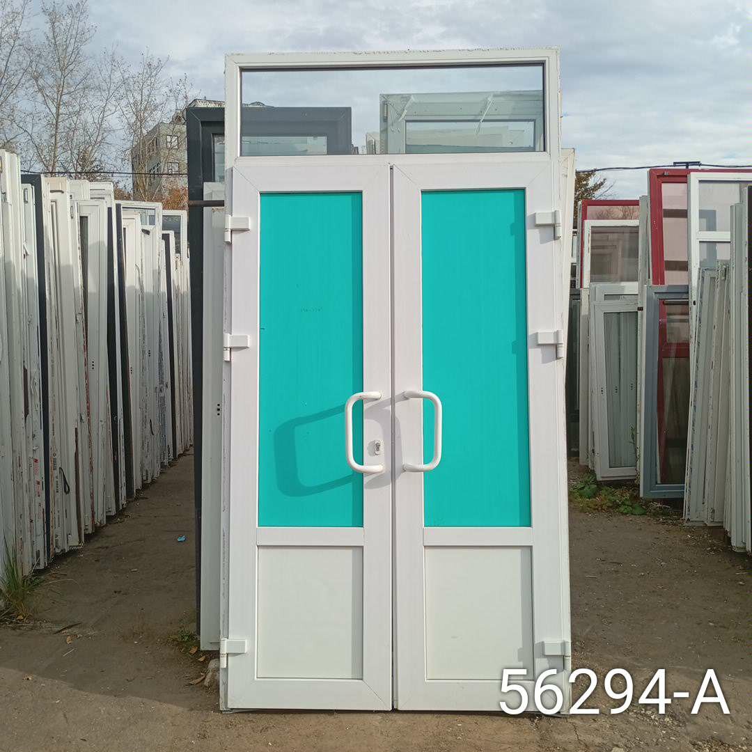 Пластиковые Двери БУ 2750(в) х 1420(ш) Входные Штульповые Сэндвич-панель