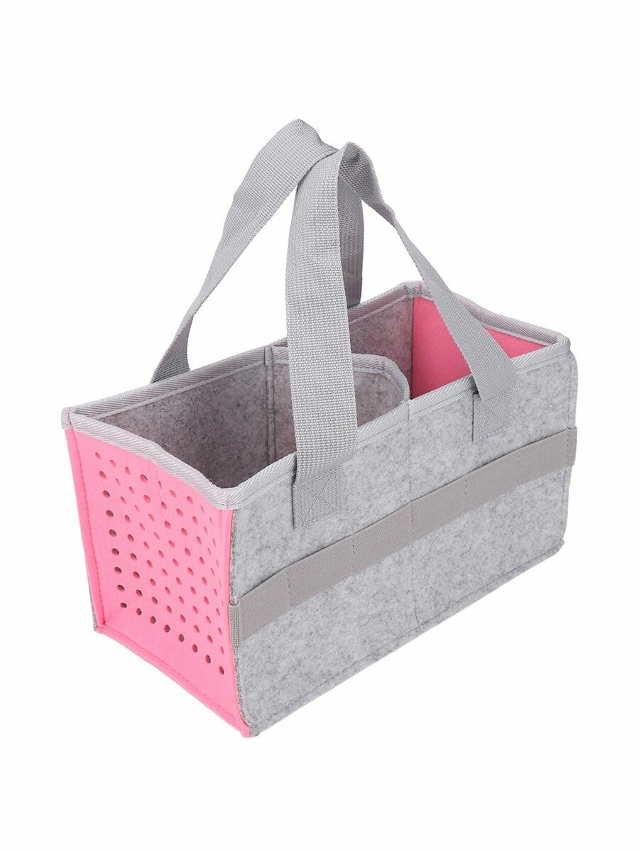 Сумка для хранения Toniebox с дополнительным пространством, чехол из фетровой ткани для стартового набора Toniebox Player, розовый