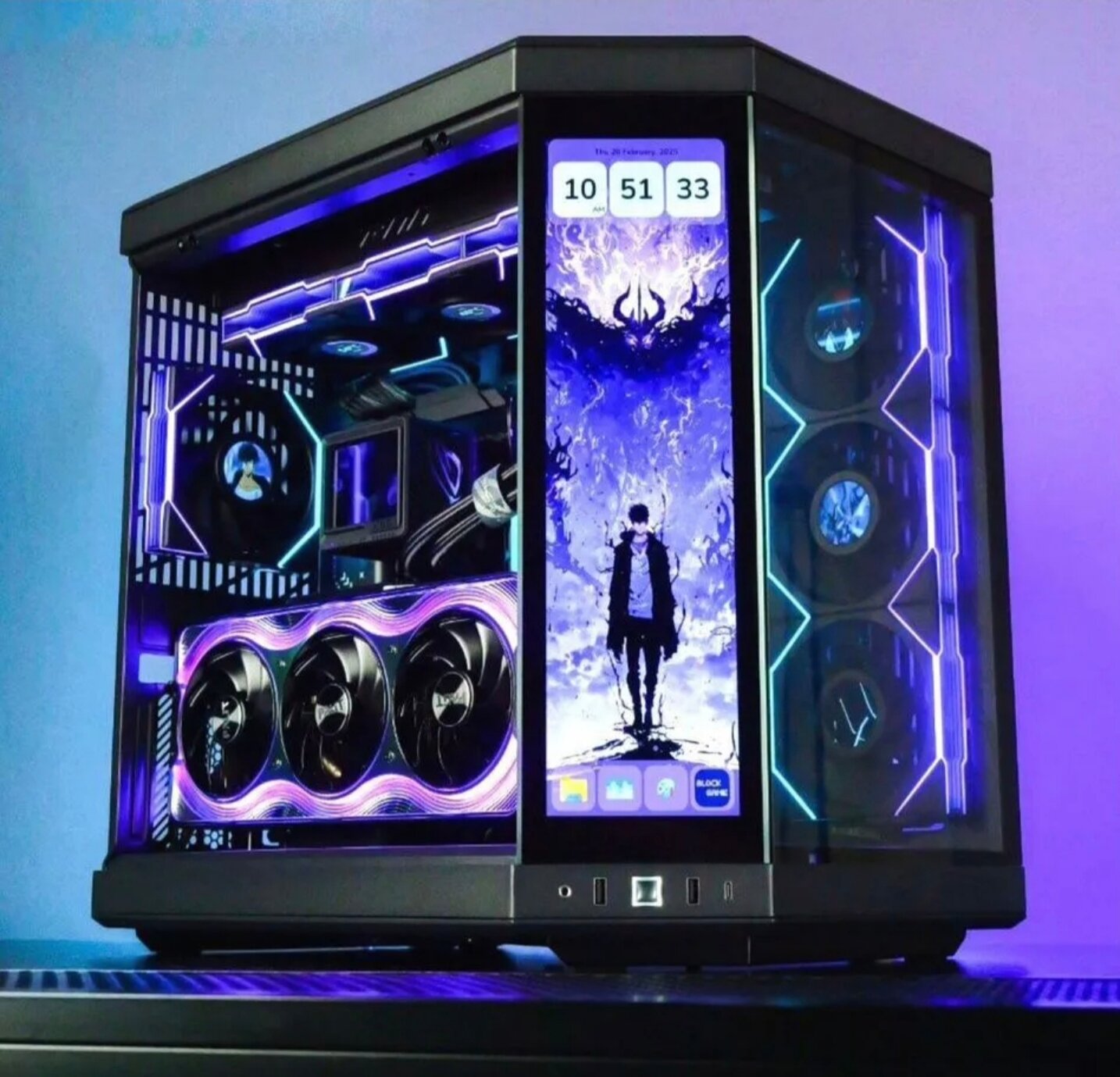 Игровой компьютер ASUS PREMIUM AM P3339, Ryzen 9, RTX 5090,192 gb DDR 5 7200/8TB SSD, Windows 11