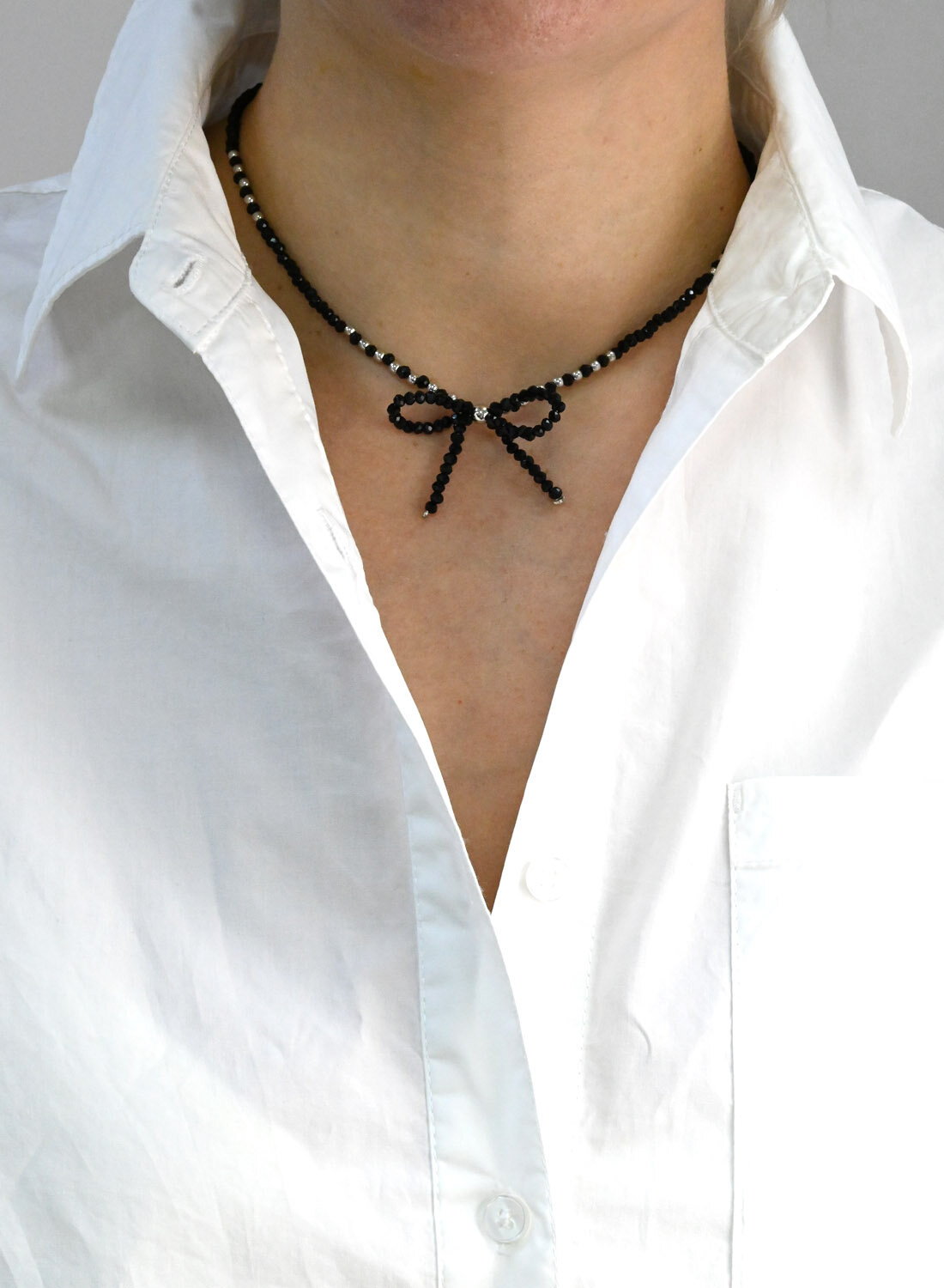 Чокер, циркон