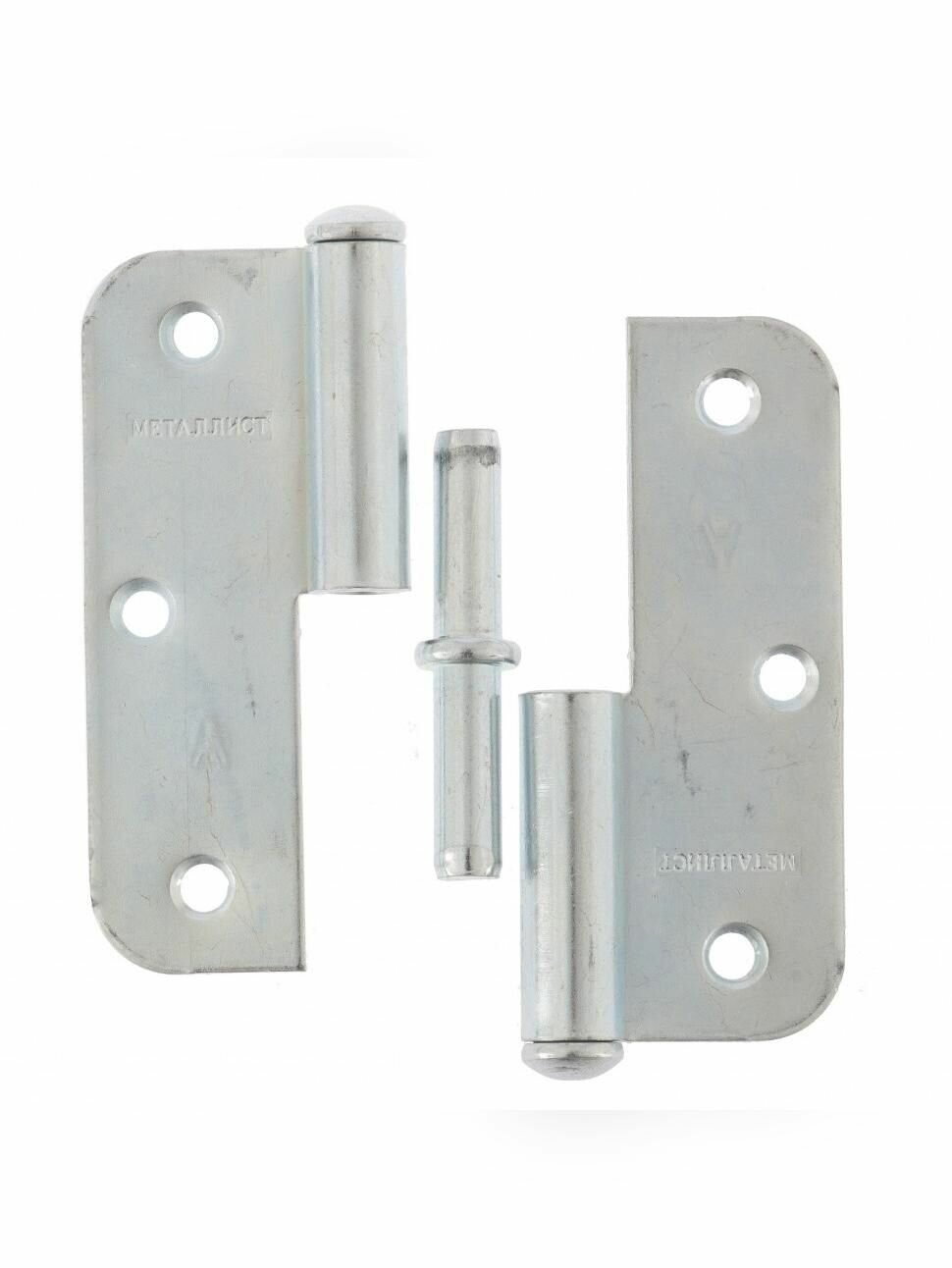 Петля накладная ПН1-85 левая, цинк, 4 шт, Россия 91551