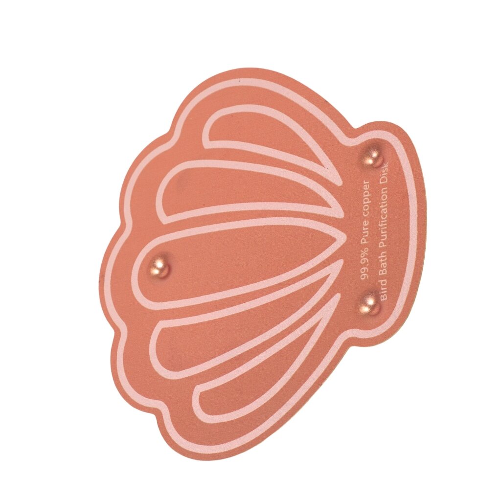 Очиститель птичьего бассейна Медный диск Для птичьей ванны Медный диск-Оболочка