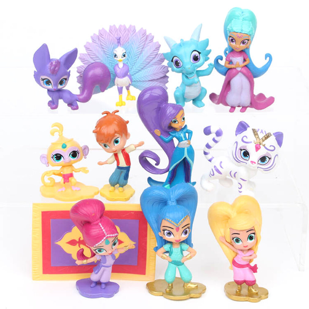 12 шт. Shimmers Shines аниме фигурка игрушка коллекция статуэтка
