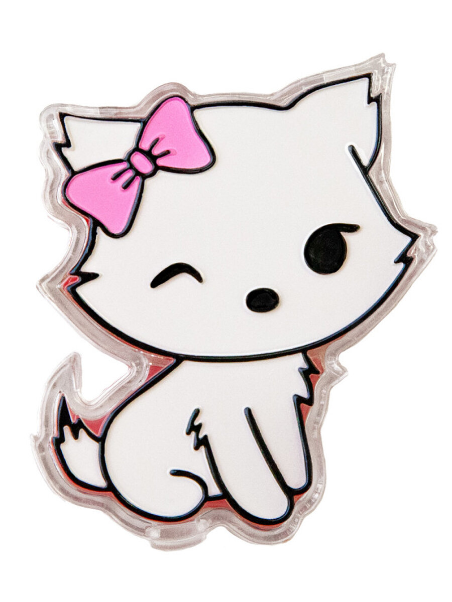 Ffleur Блеск для губ детский Котик Kitty, аромат виноград, 3.4 г